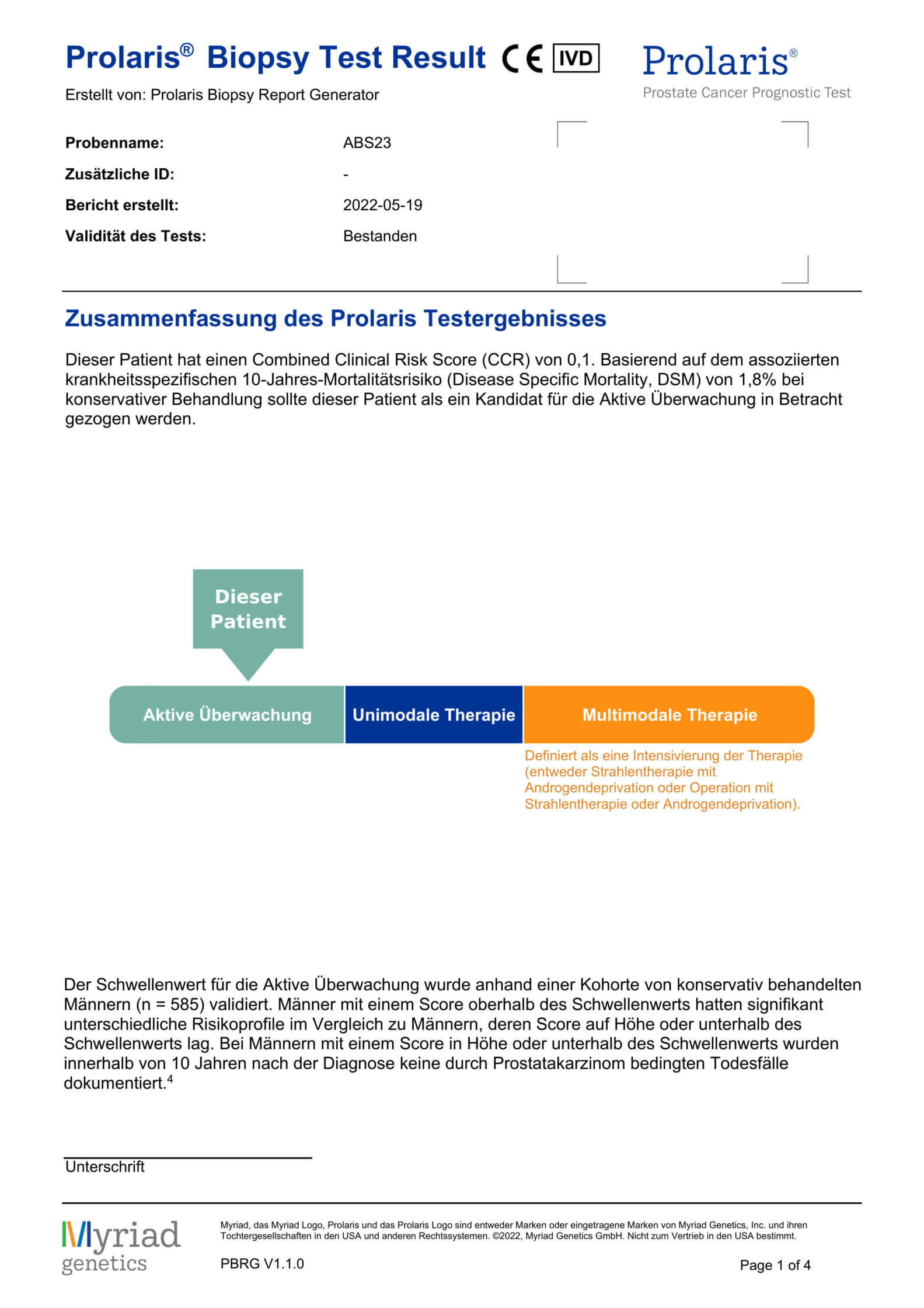 Prolaris | Ärztinnen und Ärzte | Eurobio Oncology