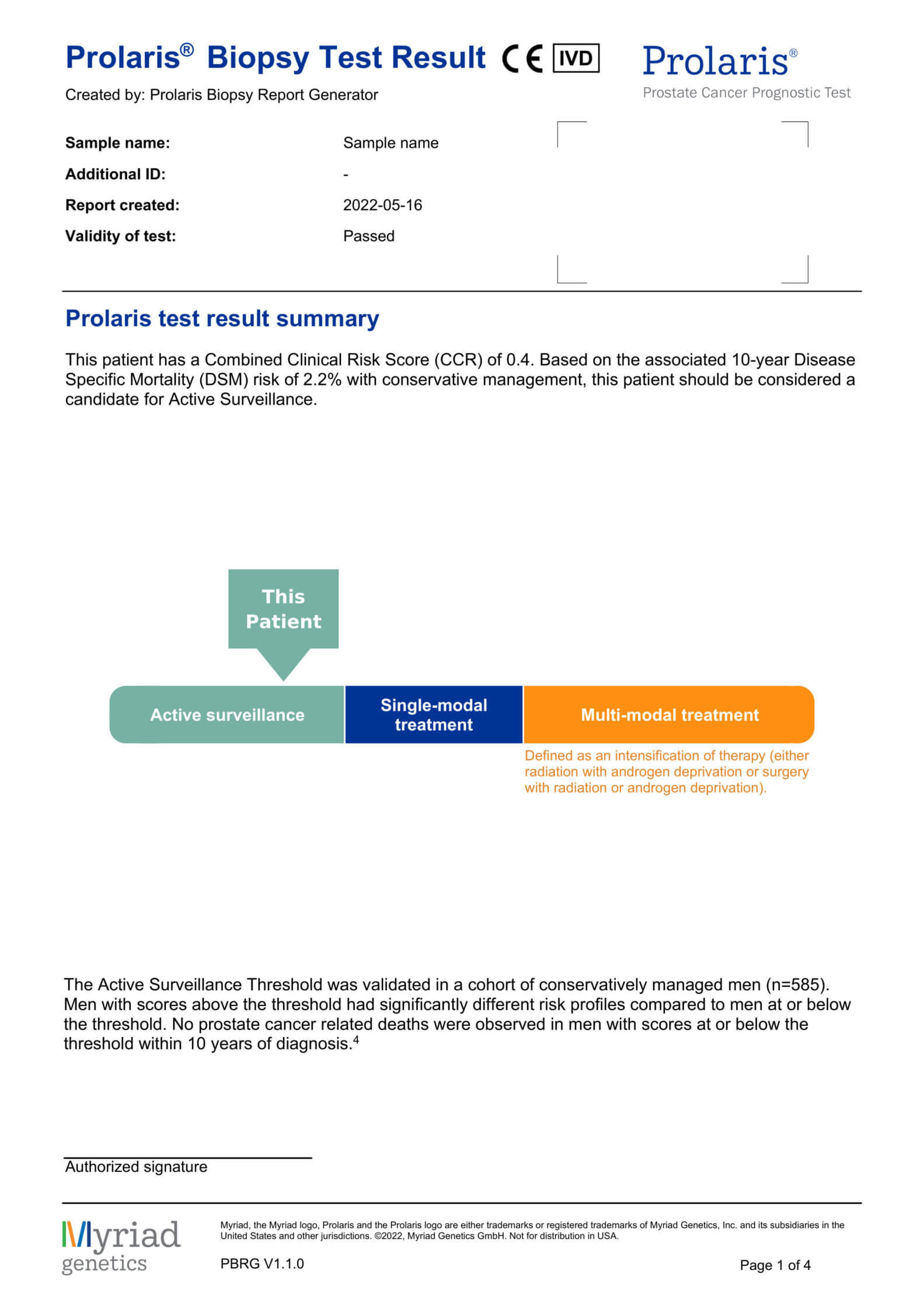 Prolaris | Clinicians | Eurobio Oncology